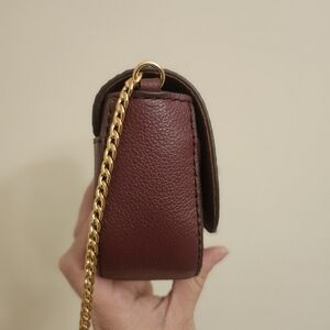 Fossil | Bags | Fossil Emery Micro Gold Chain Crossbody Bag | Poshmark